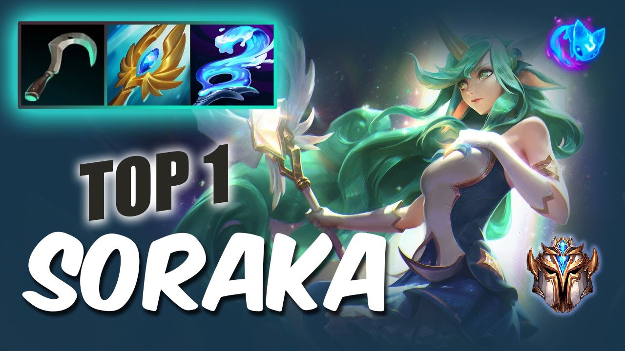 [Wild Rift] Soraka top 1 - S12 Challenger ranked game + build - YouTube