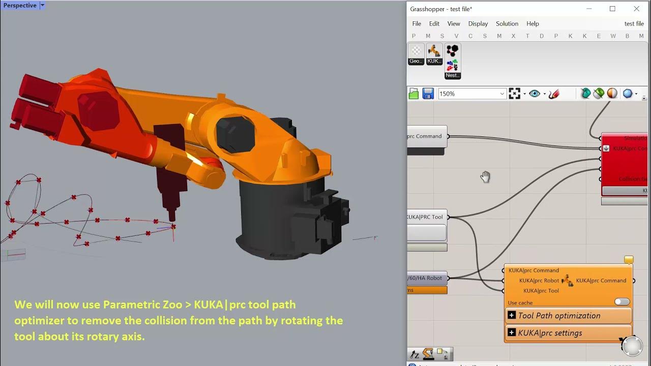 KUKA|prc tool path - YouTube