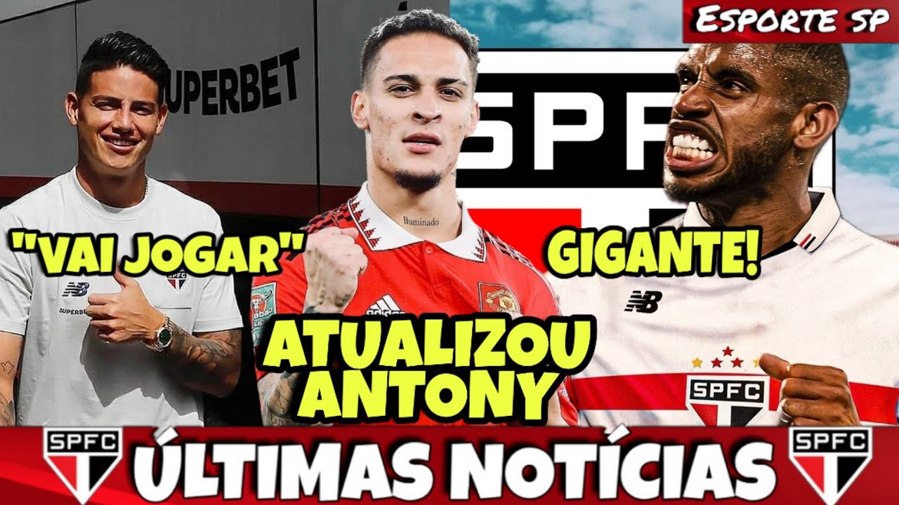 É OFICIAL!!! NOVO REFORÇO NO SPFC!!! ANTONY EXPLODE, DECISÃO FORTE ...