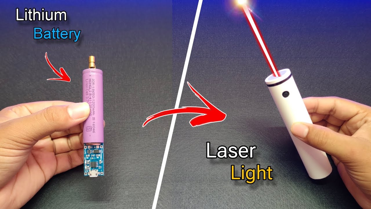 Laser Light | How to make Laser Light at home | Rechargeable Laser ...