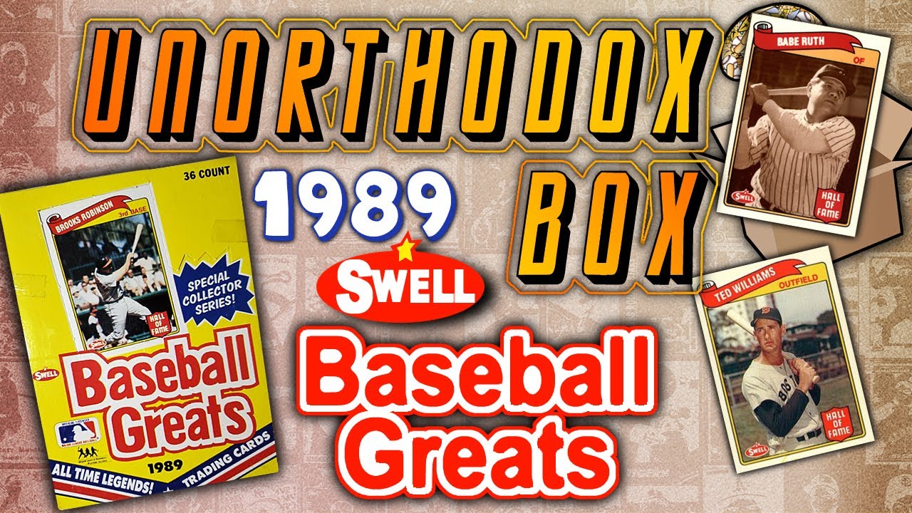 1989 Swell Baseball Greats Box! - UNORTHODOX BOX - YouTube