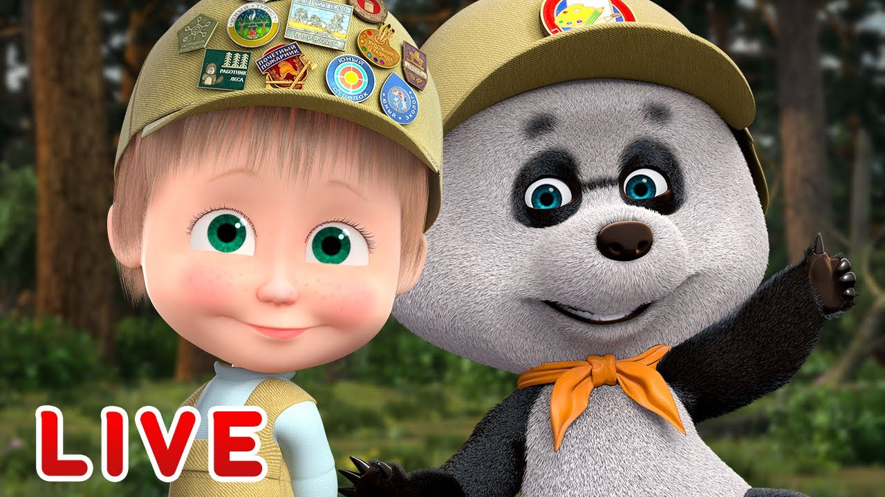🔴 LIVE STREAM 🎬 Masha and the Bear 🐻 Bear's Favorite Cartoons 🥇 - YouTube