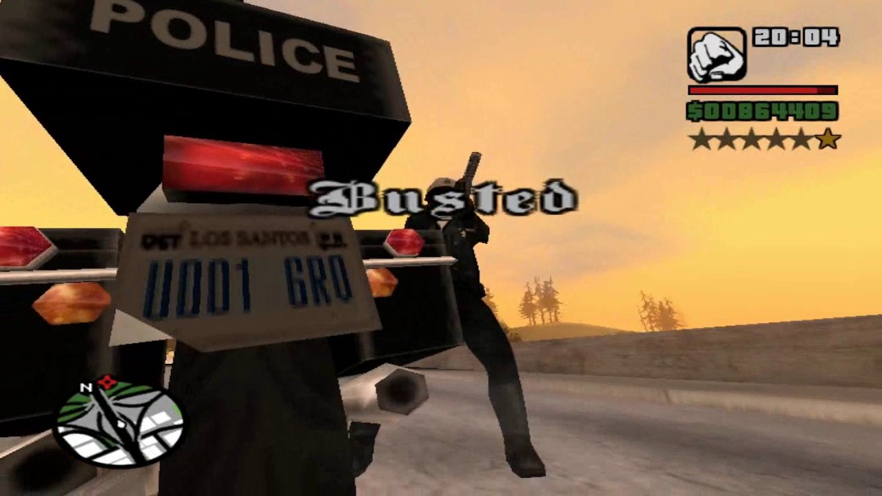 GTA SA BUSTED 8 - YouTube