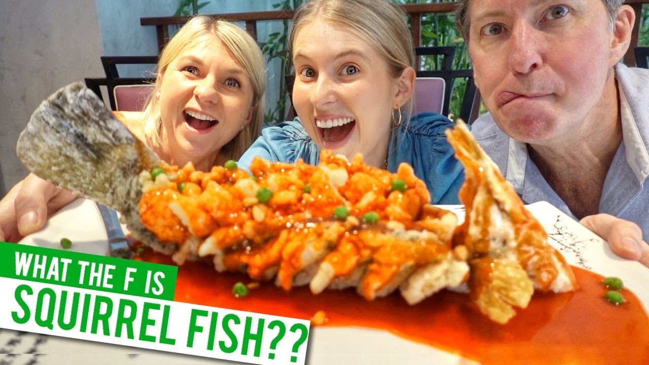 We tried SQUIRREL FISH! It's equally weird and delicious. - YouTube