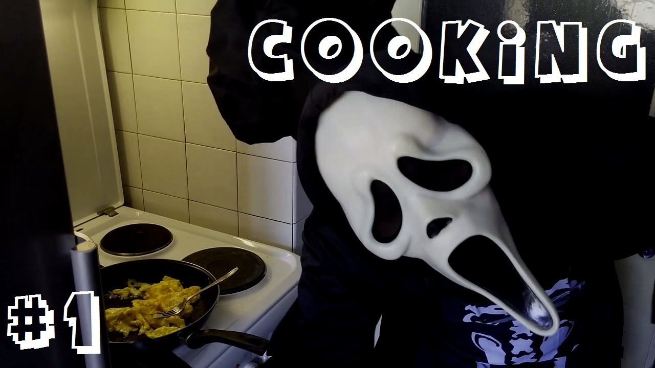 Cooking with Ghostface #1 - Scrambled eggs with Vodka - YouTube