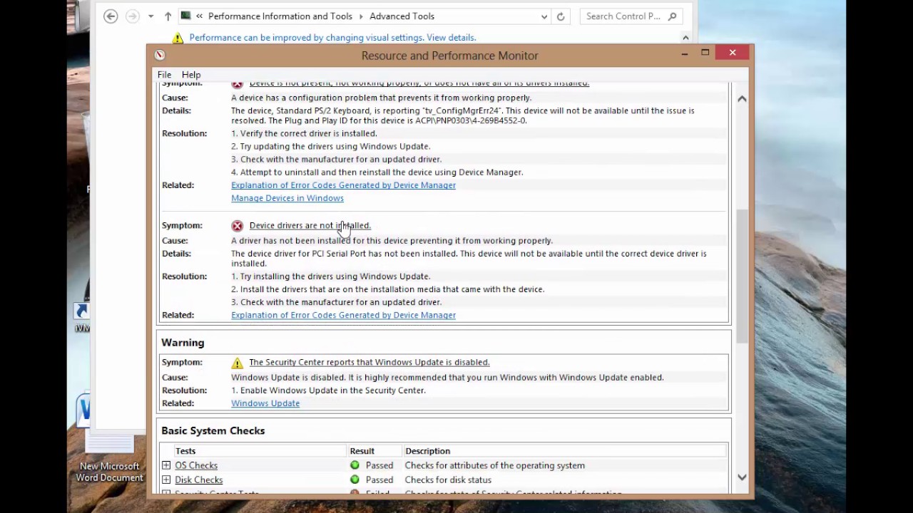 How to Generate a System Health Report in Windows 8 - YouTube