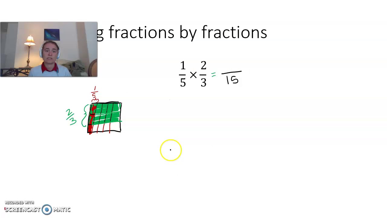 fractions x fractions, fractions x whole numbers - YouTube