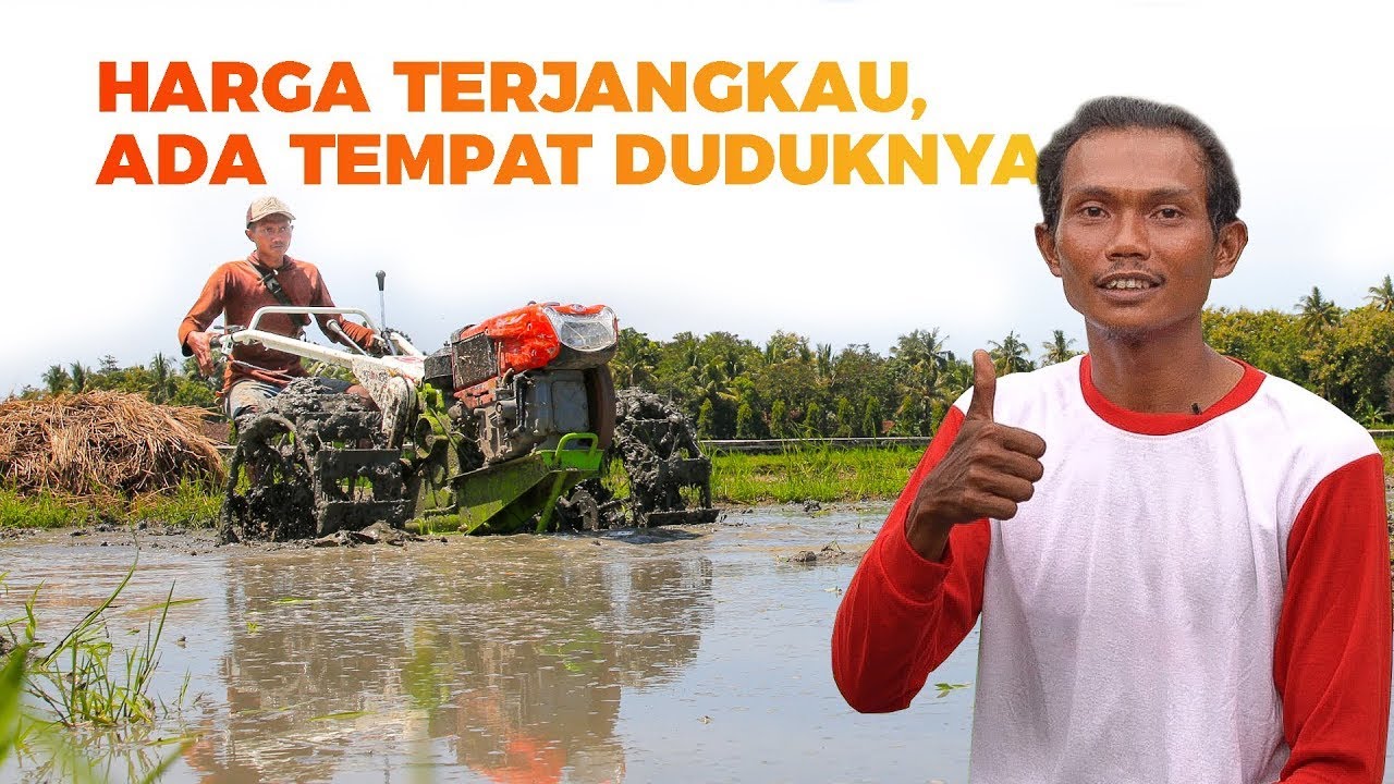 TRAKTOR ROTARY HARGA TERJANGKAU ADA TEMPAT DUDUKNYA | ROTARY QUICK ...