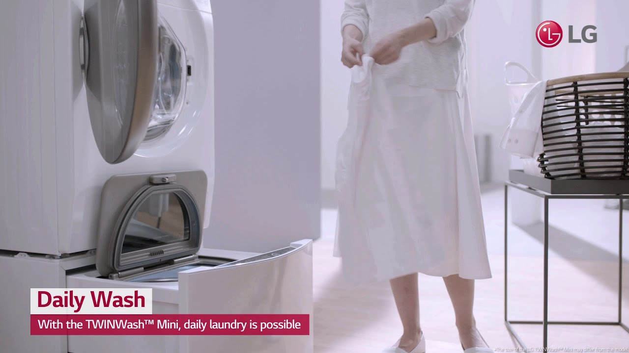 LG TWINWash: Mini Washer - YouTube