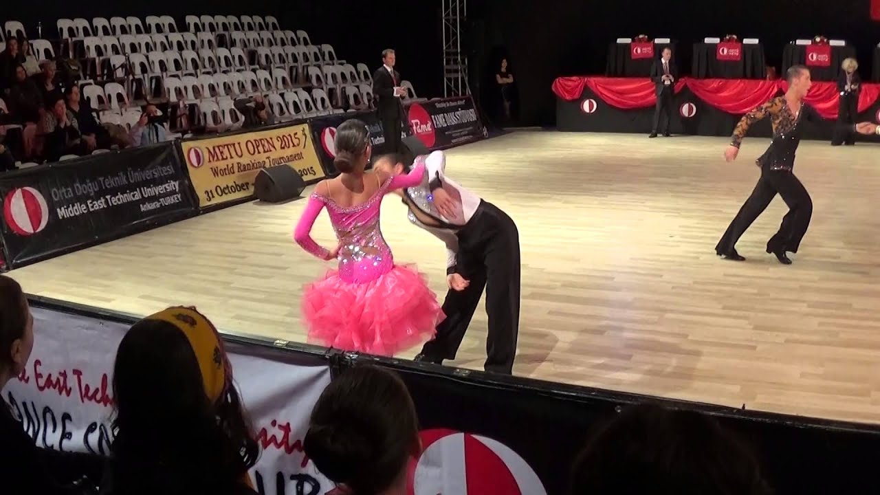 DENİZ ERKAN SANCAK & ZEYNEP DENİZ DÖNMEZ WDSF METU OPEN 2014 YILDIZLAR ...