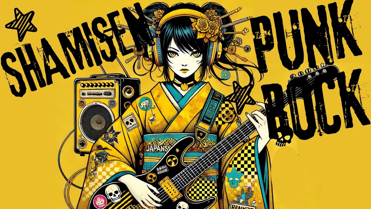 Shamisen × Punk × Rock | Samurai Power Japanese Study Work BGM - YouTube