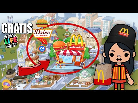 Crea un McDonald's GRATIS en TocaLife 🍔 🍟