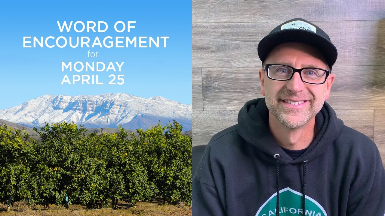 Monday, April 25 - A Word of Encouragement with Pastor Doug - YouTube