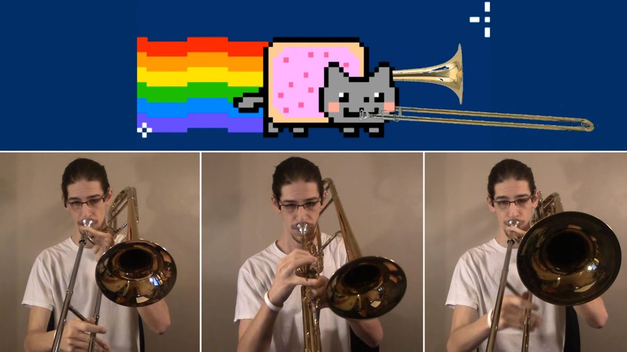 Nyan Trombone Cat - YouTube