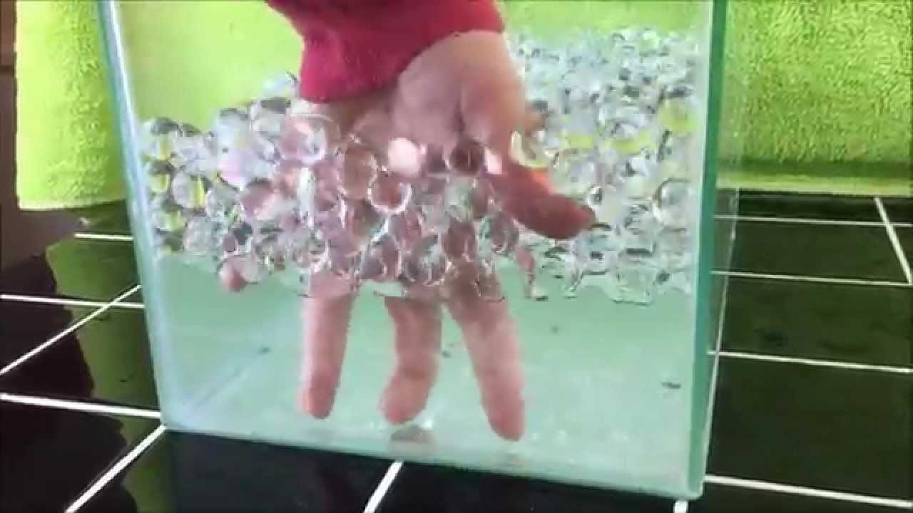 Invisible Water Polymer Balls - YouTube