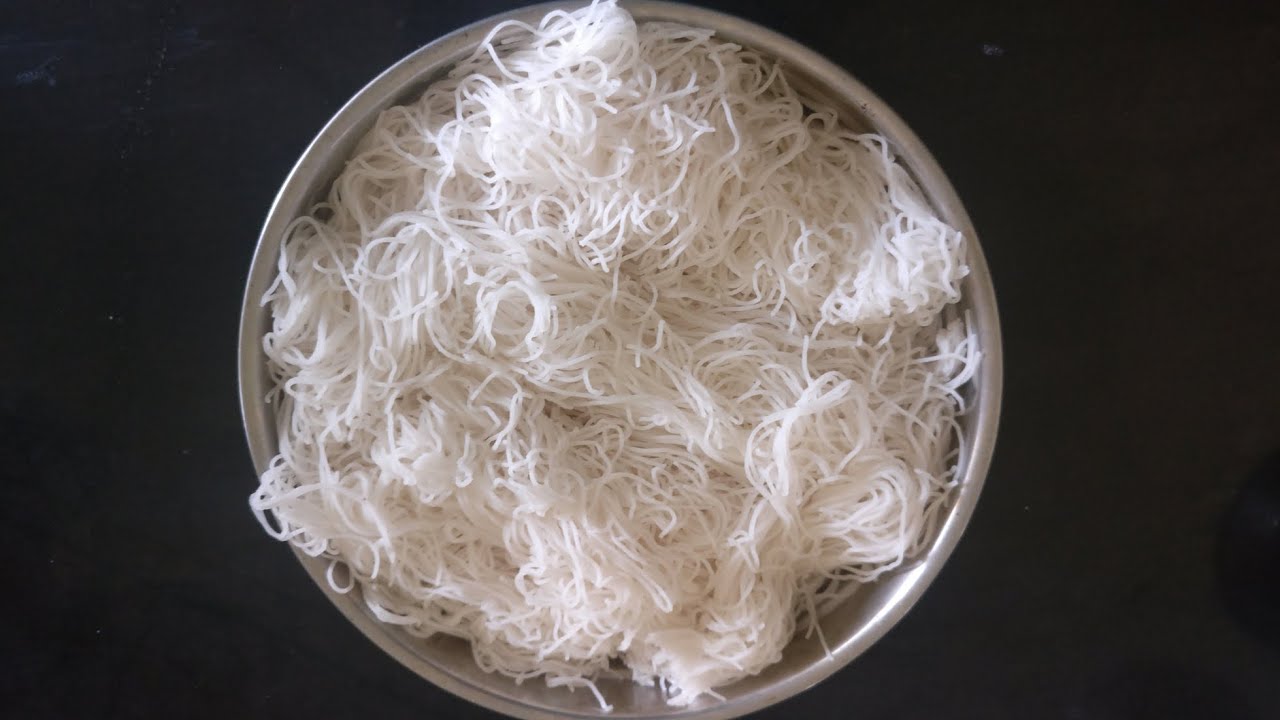 String hoppers/ rice noodles/ shevai, GSB konkani recipe - YouTube