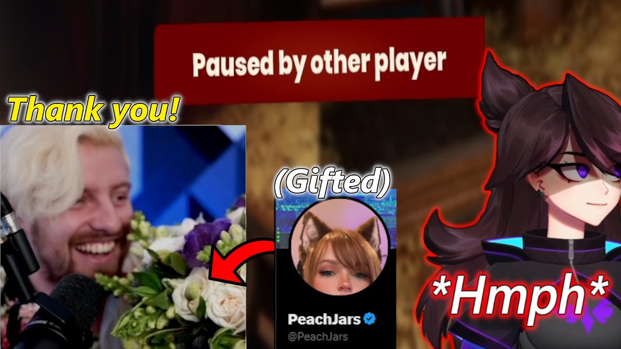 Jaiden "Jealous" When Alpharad Received Flowers From PeachJars - YouTube