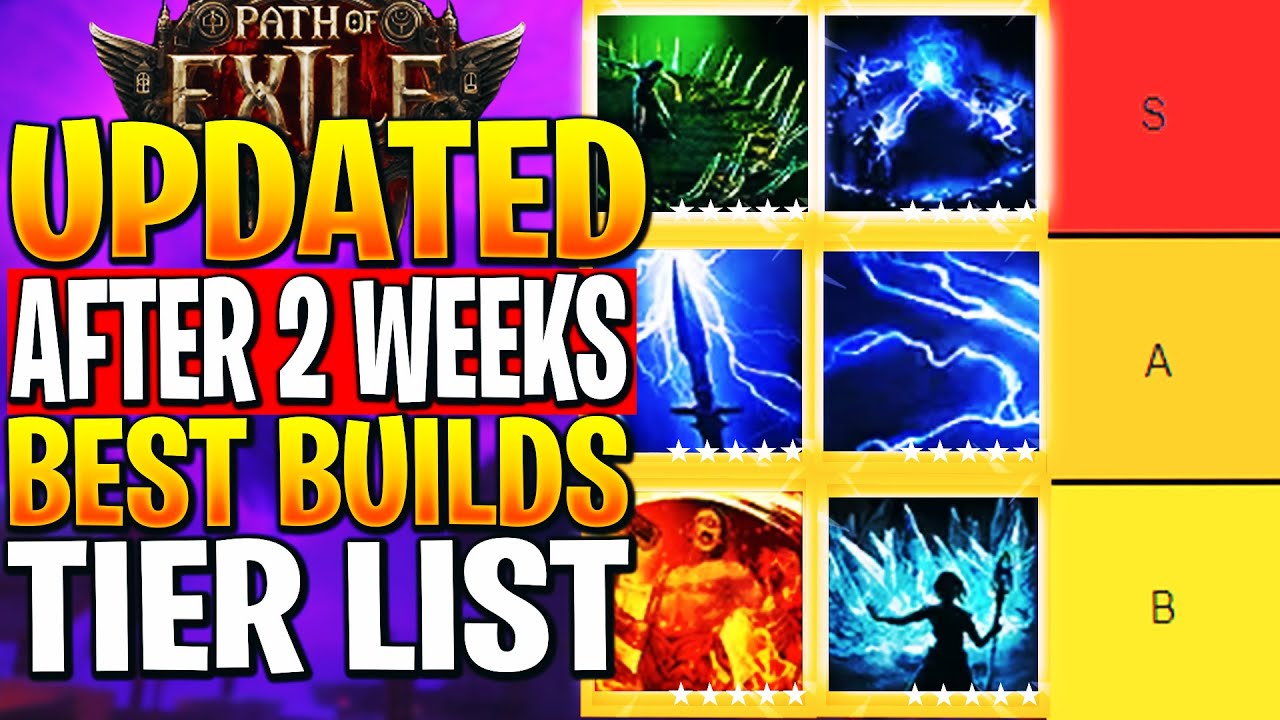 RANKING ALL BEST BUILDS AFTER 2 WEEKS! POE 2 Builds Tier List - YouTube