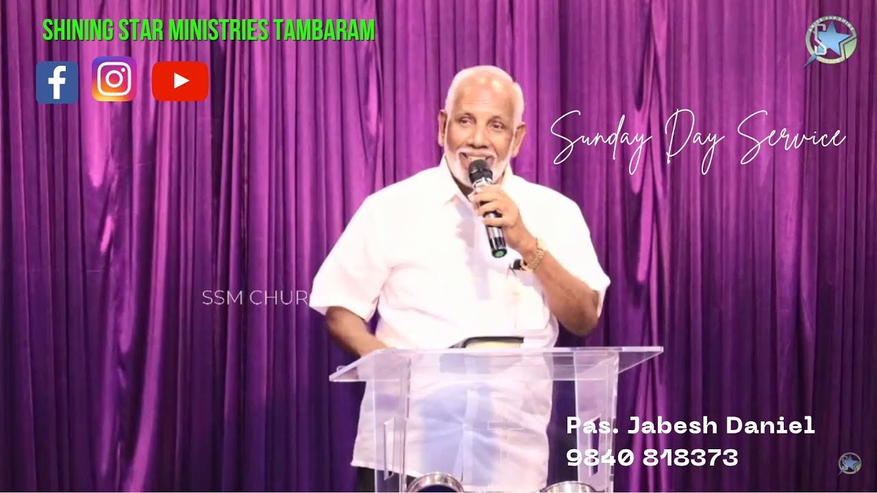 Shining Star Ministries | Sunday Service | June 12 2022 | Pas. Jabesh Daniel | Bro. Dharmaraj ...