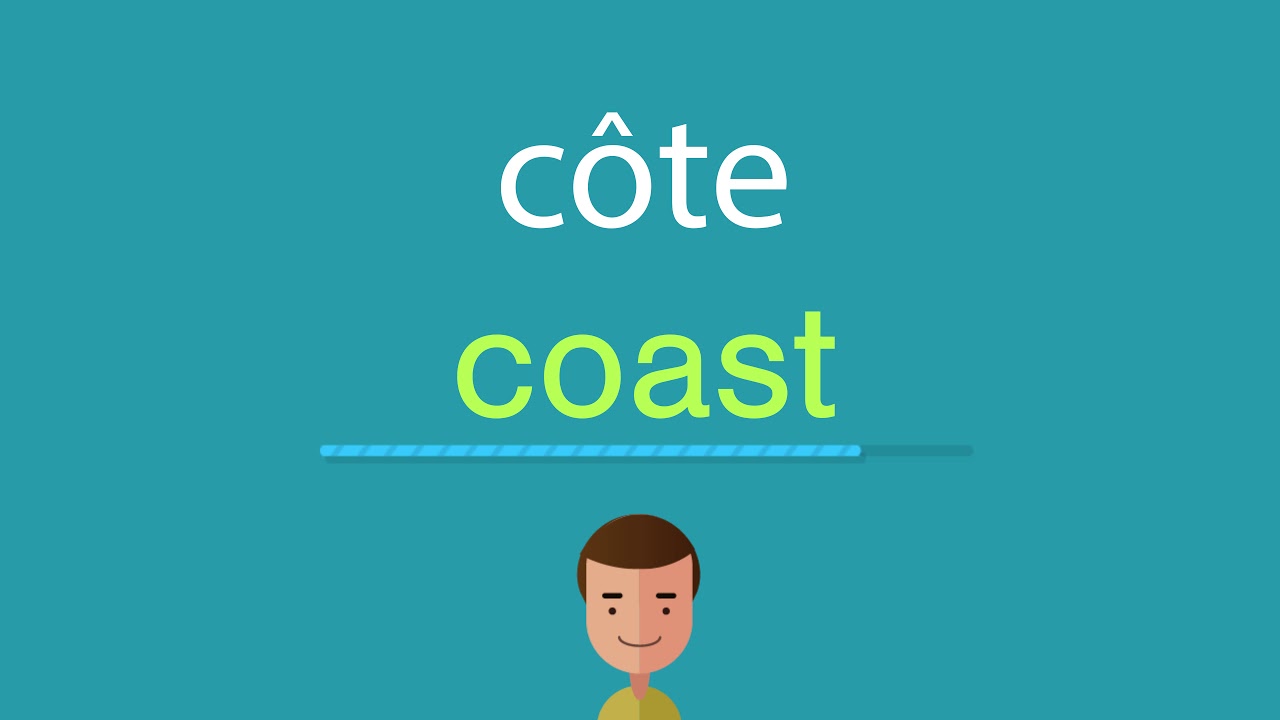 Comment dire côte en anglais - YouTube