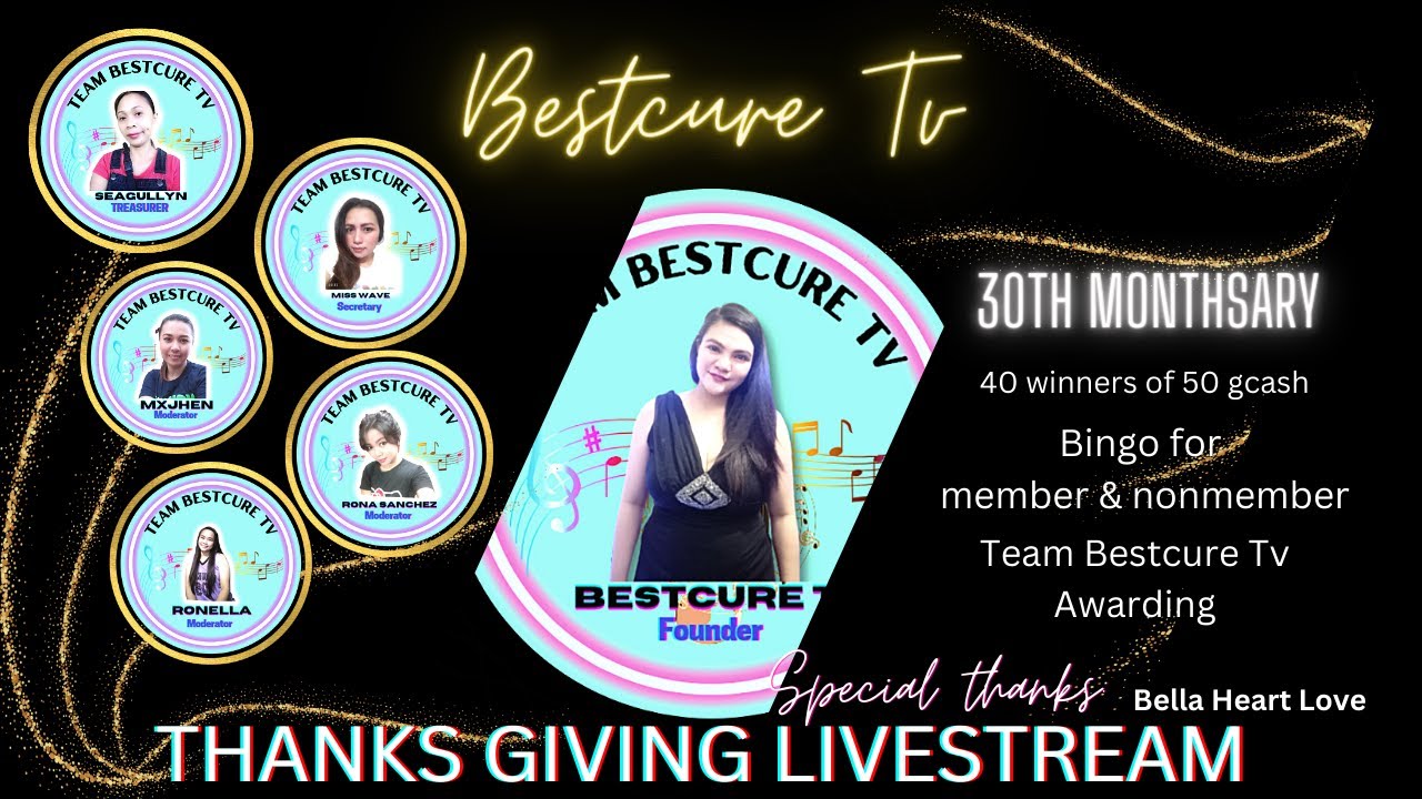 HAPPY 30TH MONTHSARY TEAM BESTCURE| THANKS GIVING - YouTube