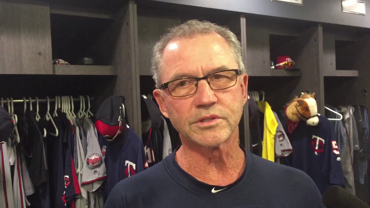 Twins 3B coach Gene Glynn explains his ejection by crew chief Gerry ...