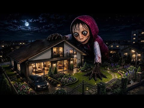 Masha😱 GIANT MOMO👻 ATTACKED MY HOUSE‼️ Sakura School Simulator Horror Story