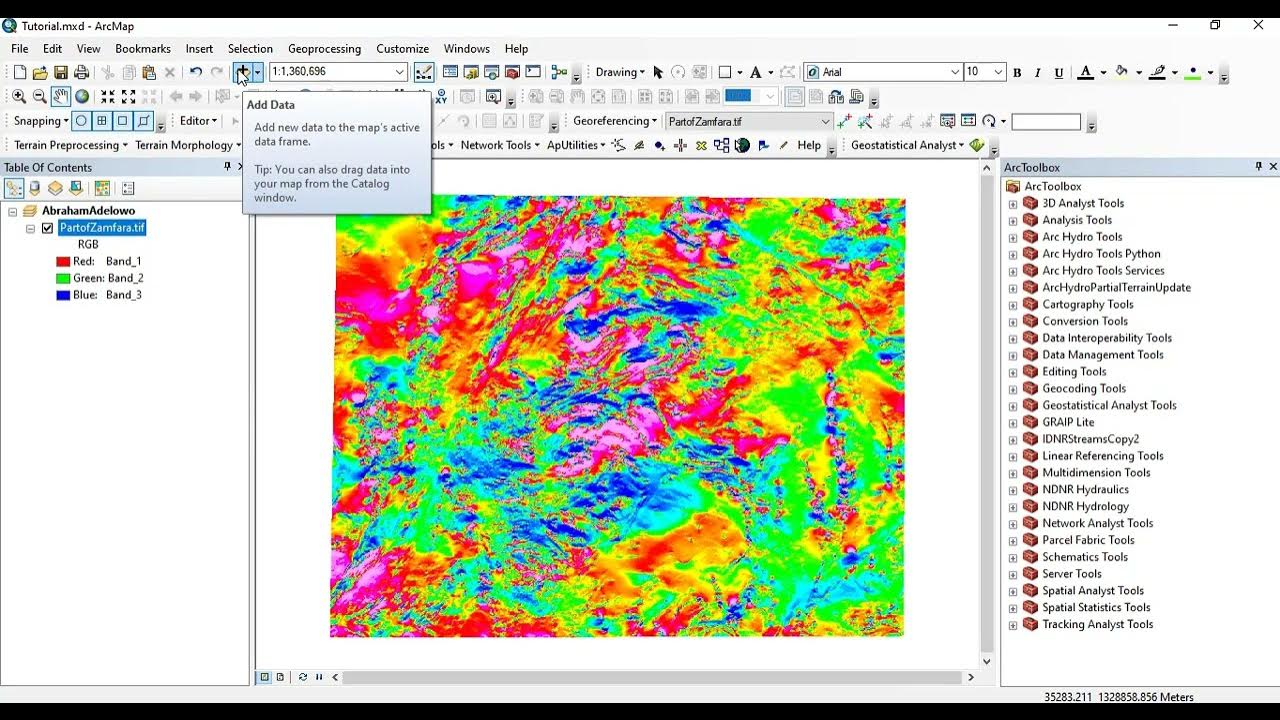 Display locations in maps created using Oasis montaj - YouTube