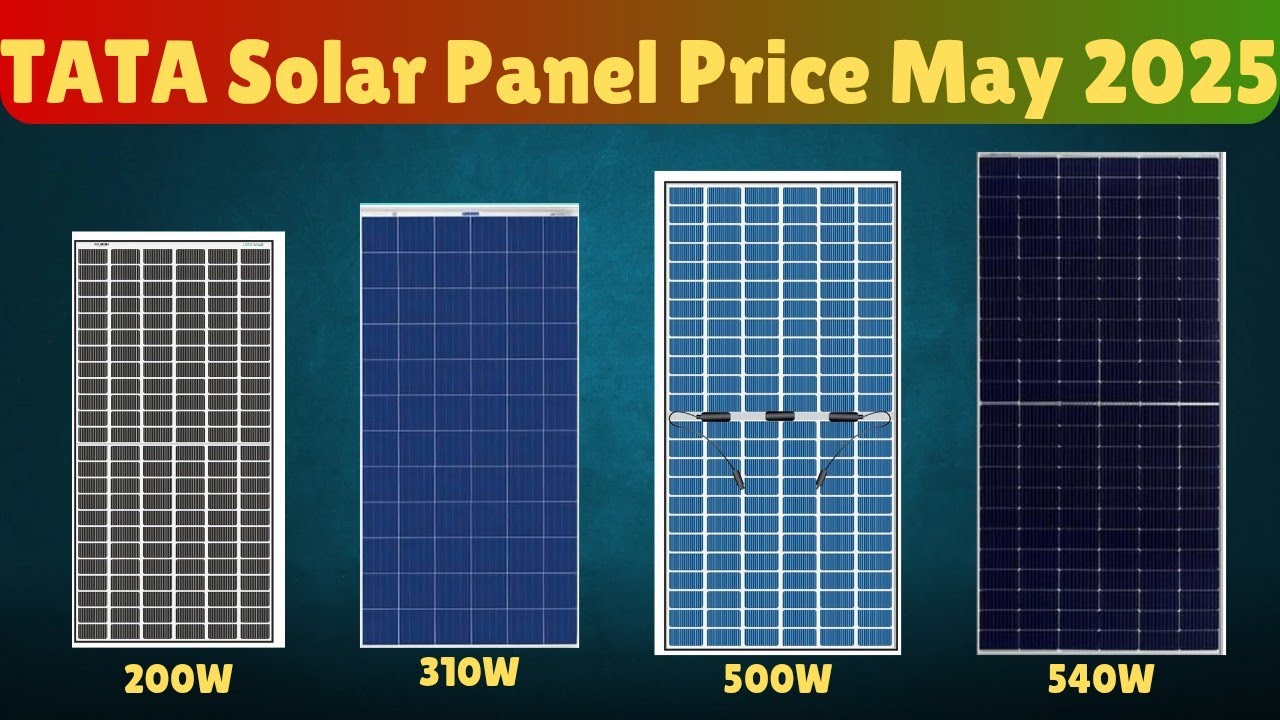 TATA SOLAR PANEL PRICE LIST MAY 2025!TATA SOLAR SYSTEM PRICE 2025 ...