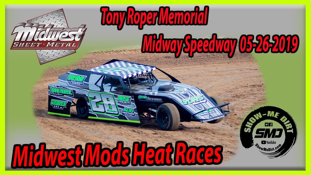 S03 E248 Tony Roper Memorial Midwest Modifieds Heat Races Lebanon ...