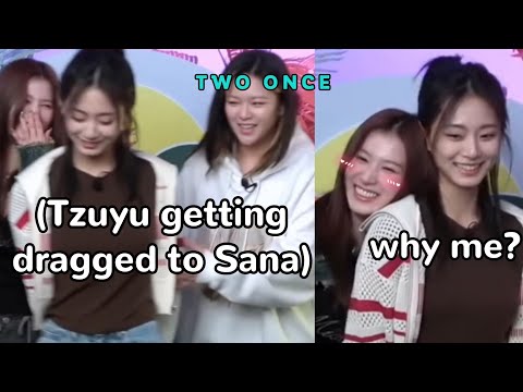 Sana being so *clingy* that members couldn't handle her anymore 😂