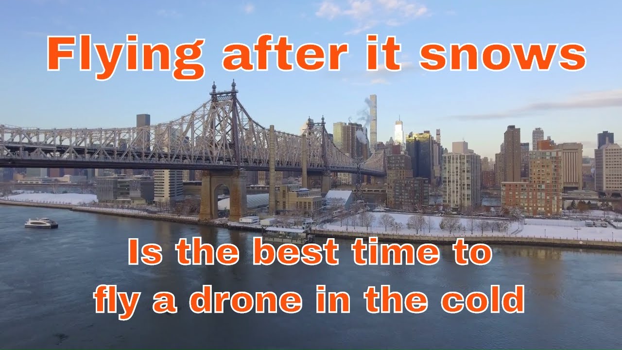 Quick flight after the first snow 4k - YouTube