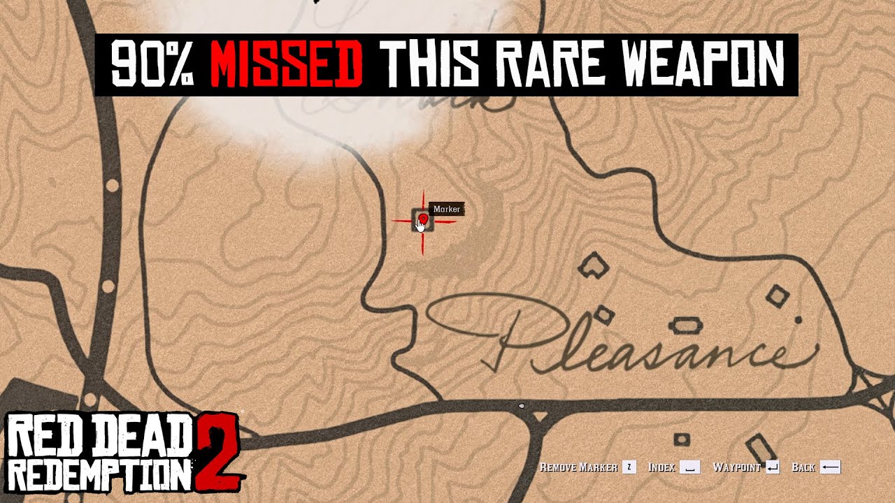90% Players Passed here +1000 & Missed This Rare Weapon - RDR2 - YouTube