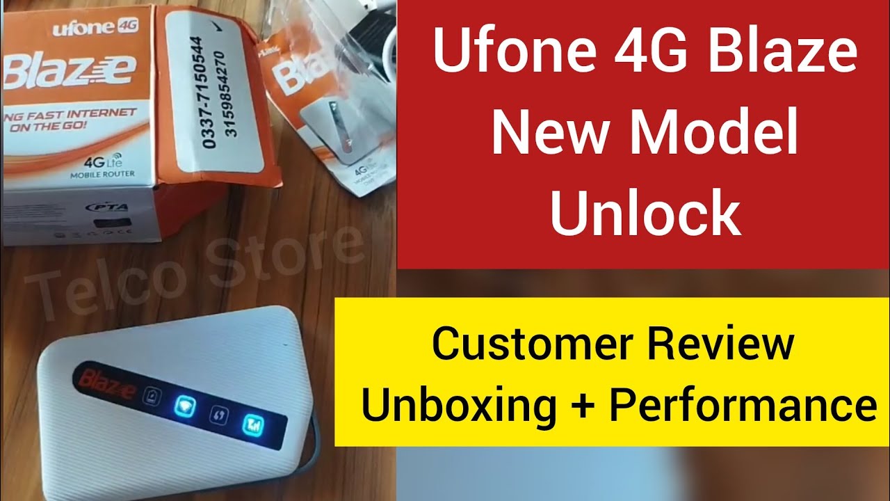 Ufone 4G Blaze Unlock Customer Review New Model D-link DWR-930M For ...