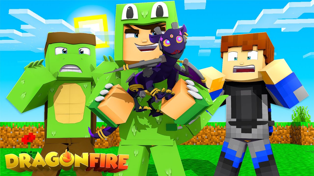 THE FIRST DRAGON HYBRID ON THE SERVER! - Minecraft DragonFire Official ...