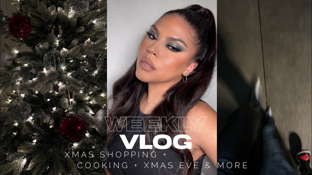 WEEKLY VLOG! XMAS SHOPPING + COOKING + CHRISTMAS EVE PARTY & MORE ...