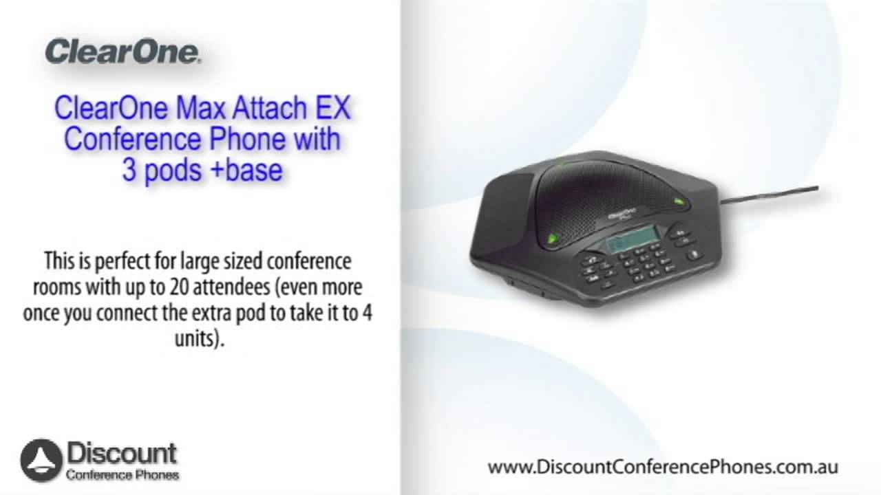 ClearOne Max Attach Video Overview - YouTube