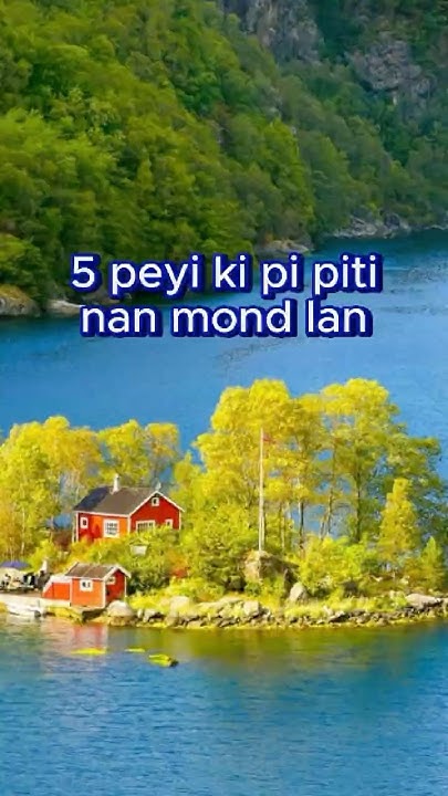5 peyi ki pi piti nan mond lan - YouTube
