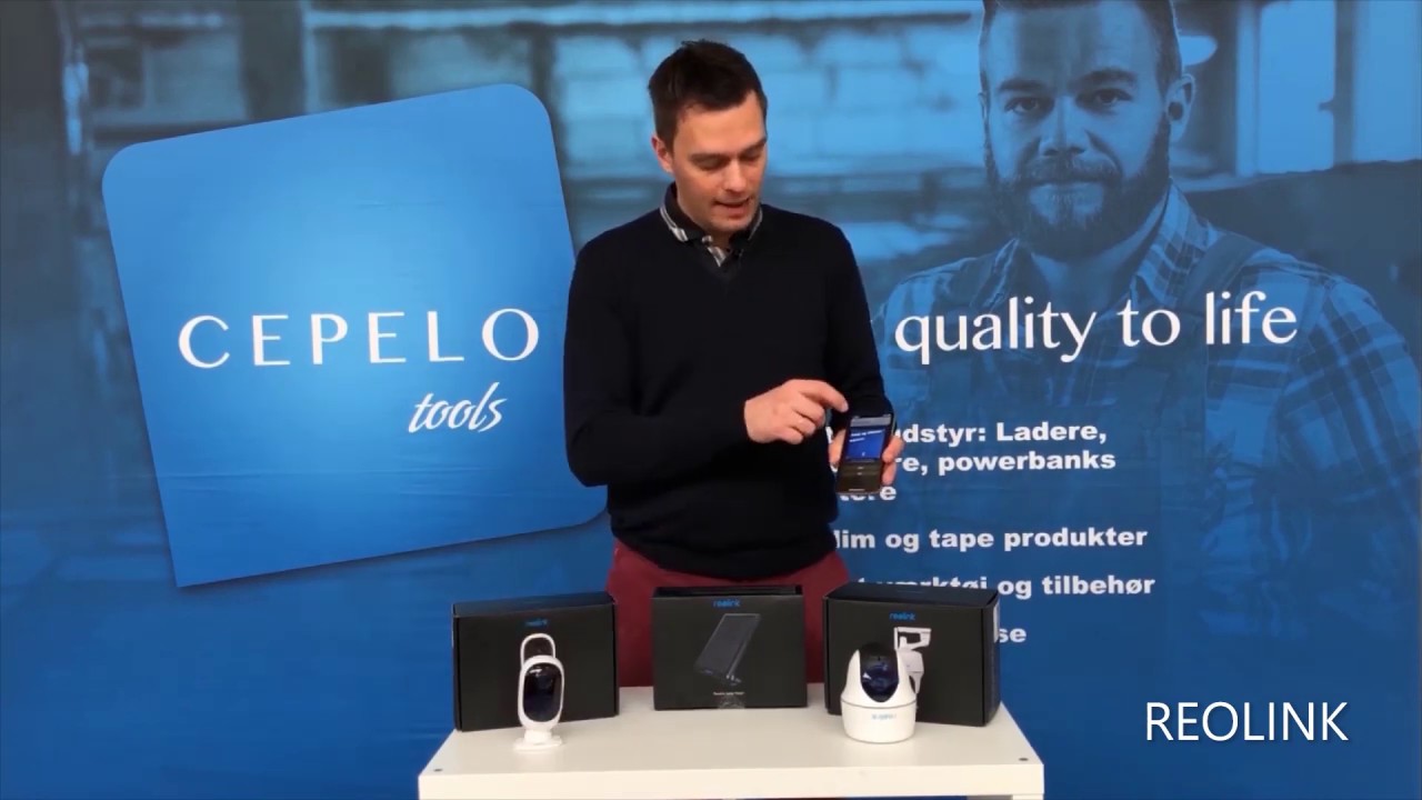 Reolink videoovervågning fra CEPELO tools - YouTube
