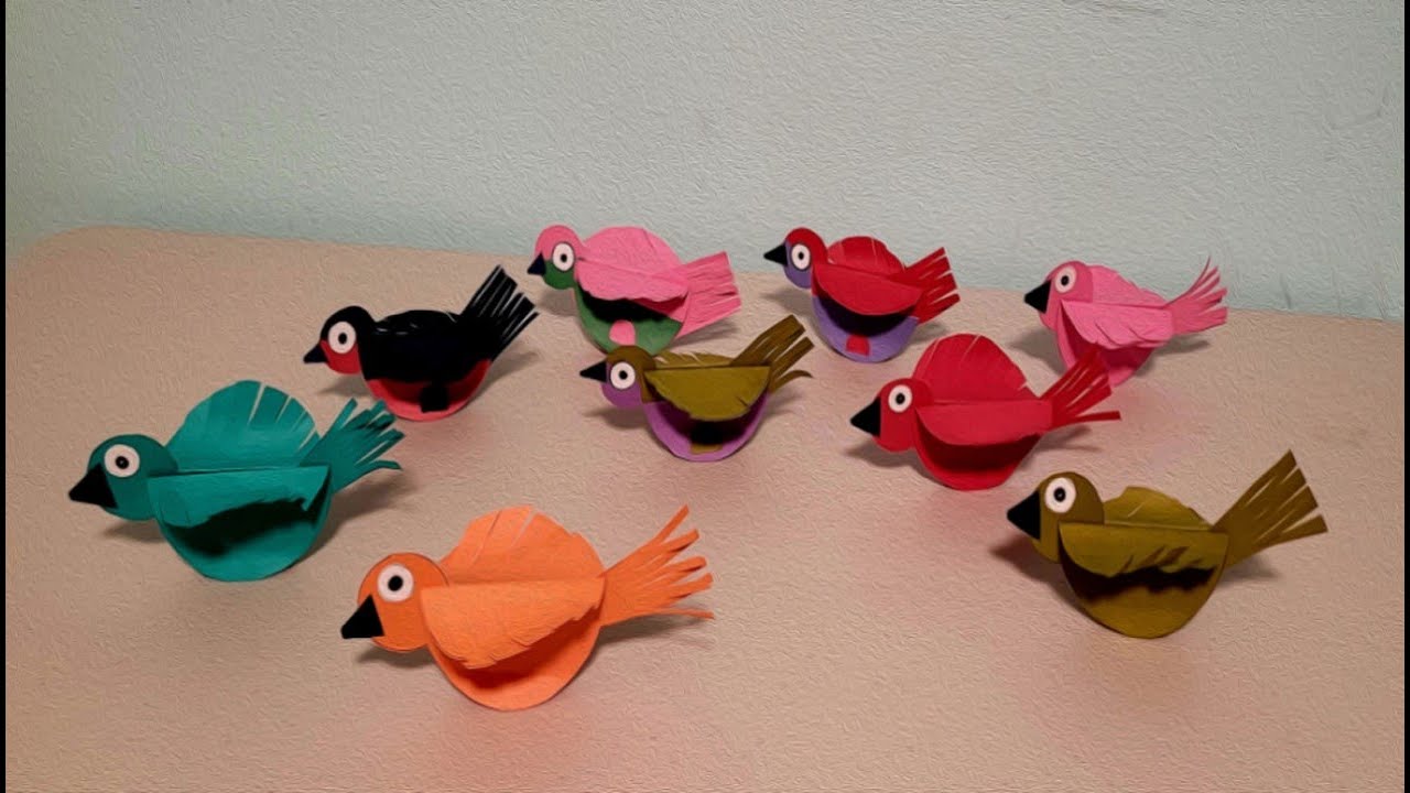 🐦 Rocking Bird : Easy Paper Crafts for Kids - YouTube