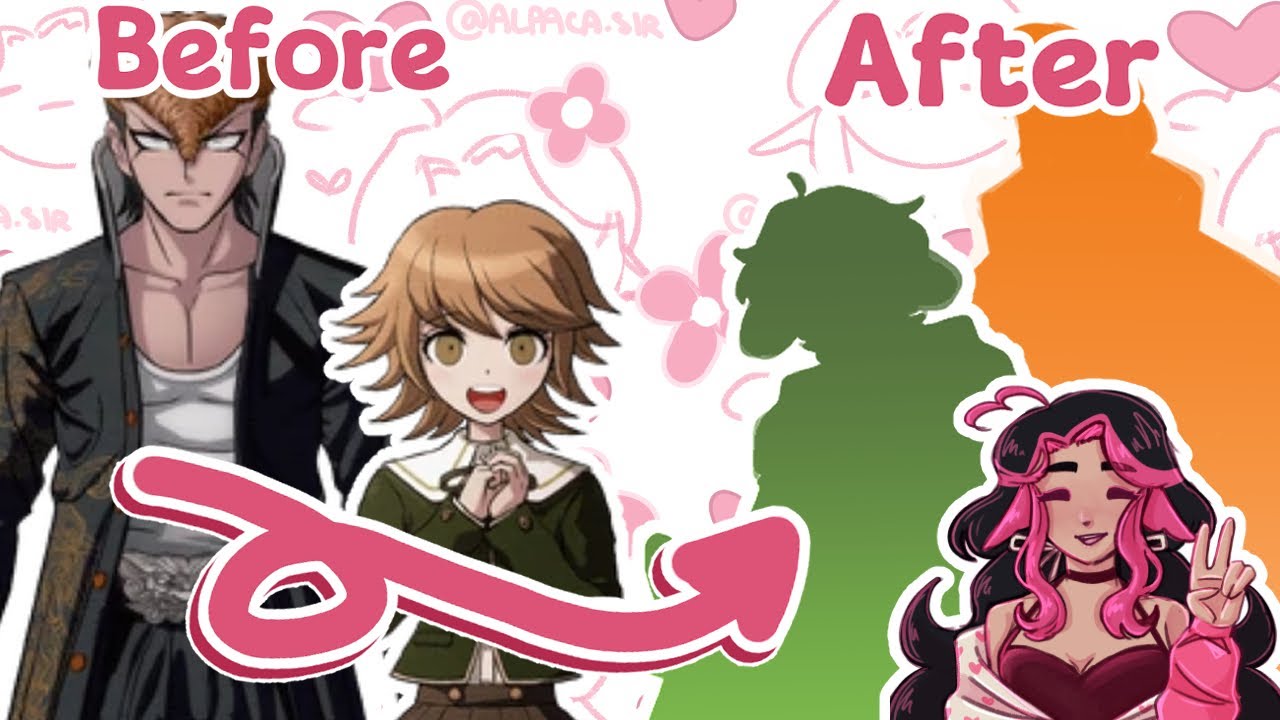 Redesigning Danganronpa Characters! Mondo & Chihiro | (art + commentary ...
