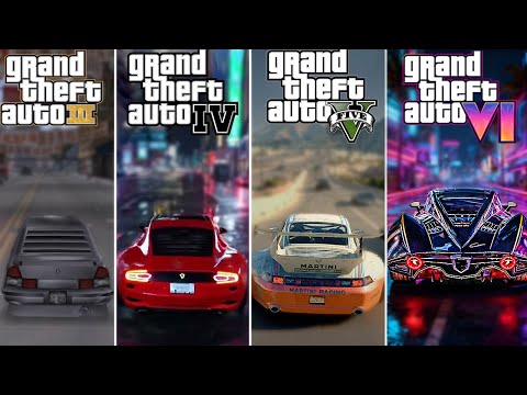 Evolution of Driving in Rockstar Games  - From GTA 3 to GTA 6  - 1997 - 2026