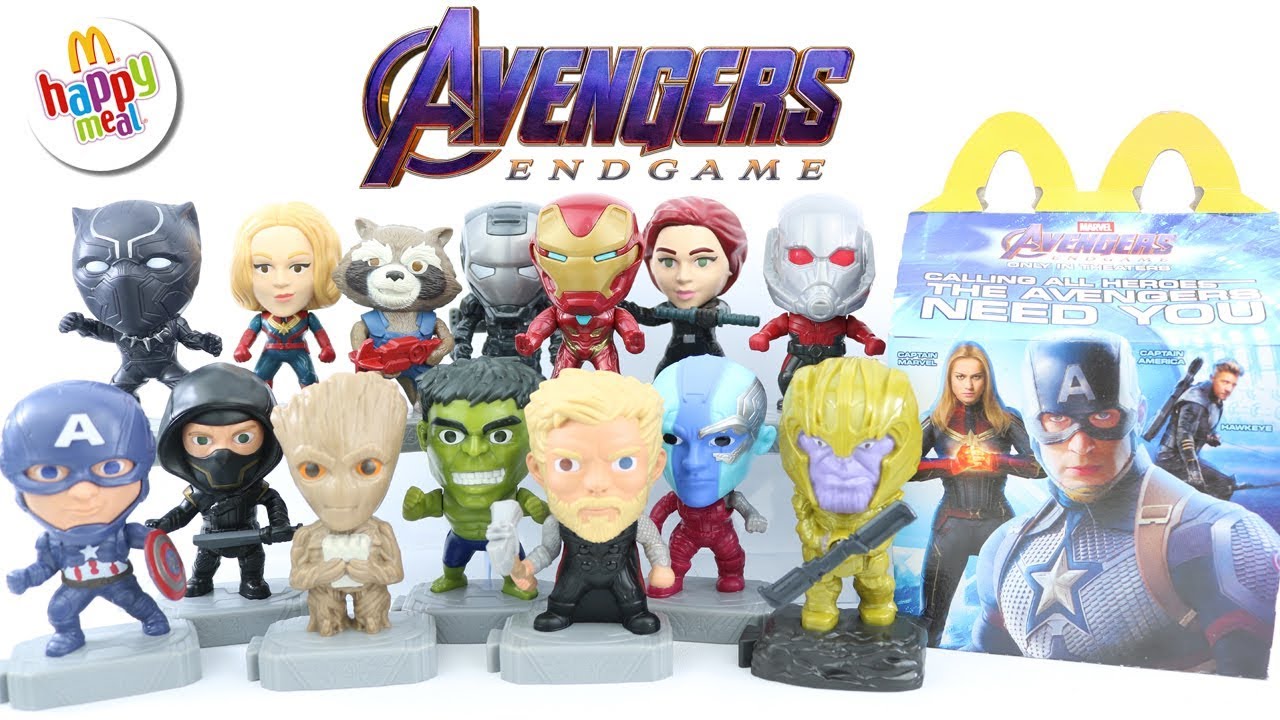 McLanche Feliz filme Vingadores Ultimato - McDonald's Happy Meal ...