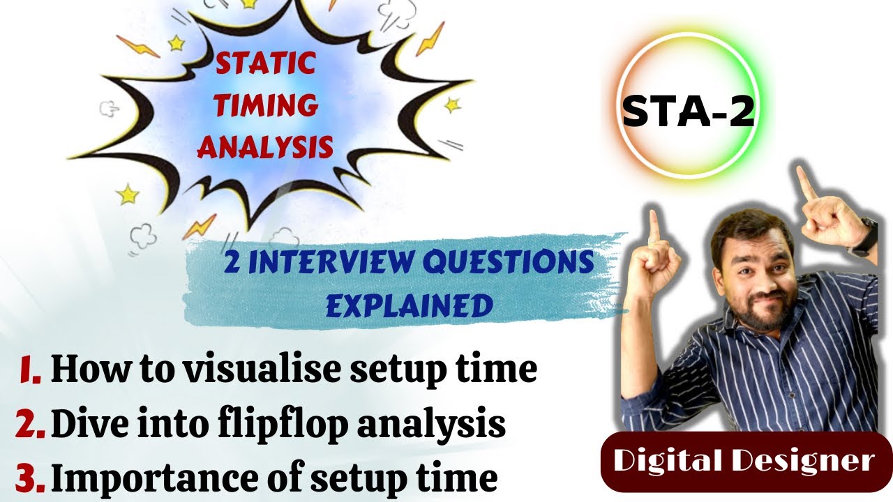 Setup Time Analysis continued || STA Tutorial 2 || @knowledgeunlimited ...