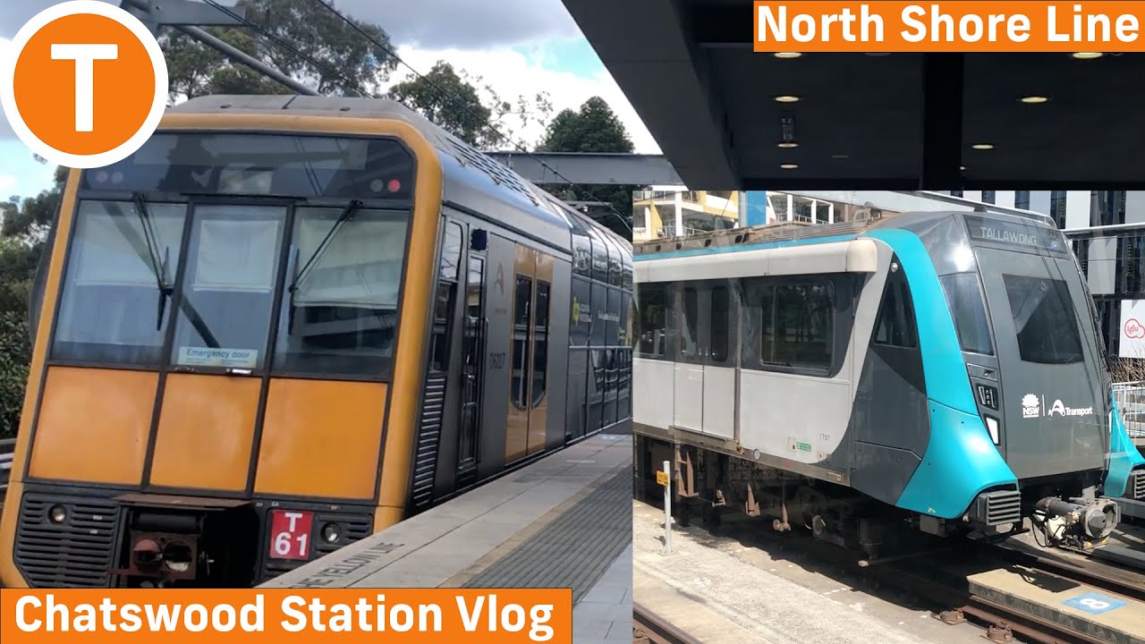 Chatswood Station Vlog - Vlog 10 - T1 Sydney Trains Videos - YouTube