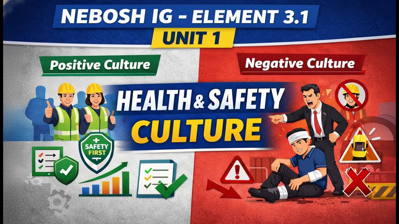 Element 3.1 – Understanding Health & Safety Culture I NEBOSH IG Unit 1 ...