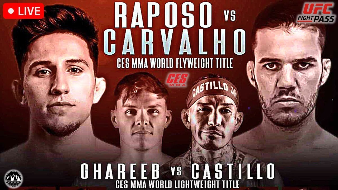 CES 71: Raposo vs. Carvalho | MMA LIVE STREAM & FIGHT COMPANION ...