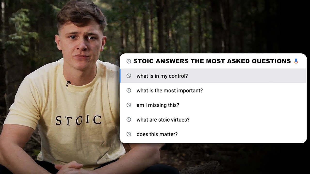 Stoic Answers The Internets Most Asked Questions About Stoicism! - YouTube