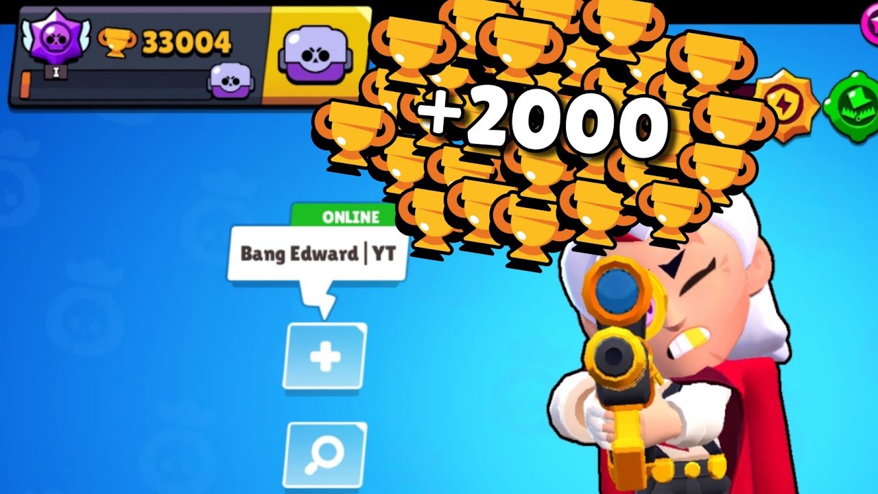NONSTOP to 33000 TROPHIES | Brawl Stars - YouTube