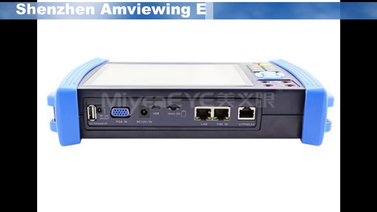 7 inch HD SDI Tester with digital multimeter / optical power meter ...